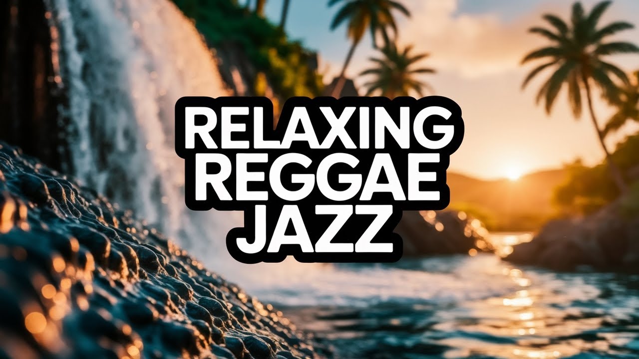 Relaxing Reggae Jazz Escape to Paradise (Waterfall Visuals) 🌴 4K - YouTube