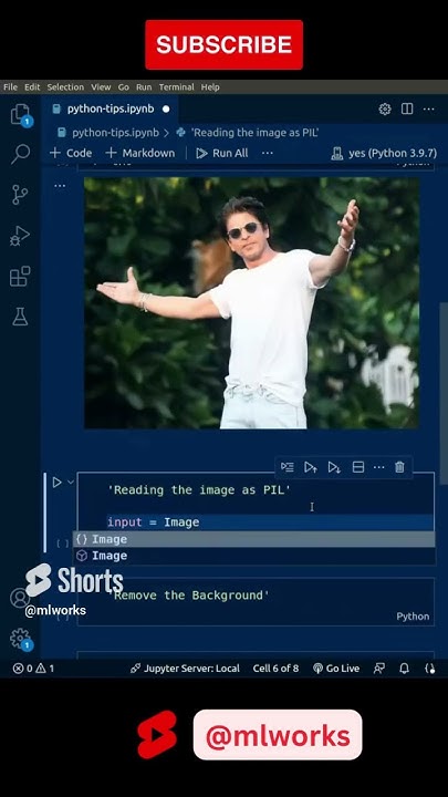 Remove Background from an Image | Python Rembg #shorts - YouTube