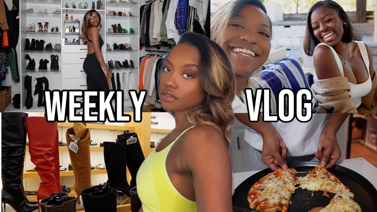 Weekly Vlog | Come shopping with me, Wash Day, Lunch with Jess, & Sick ...
