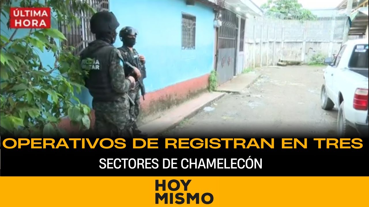 17 allanamientos se están ejecutando en tres sectores de Chamelecón ...