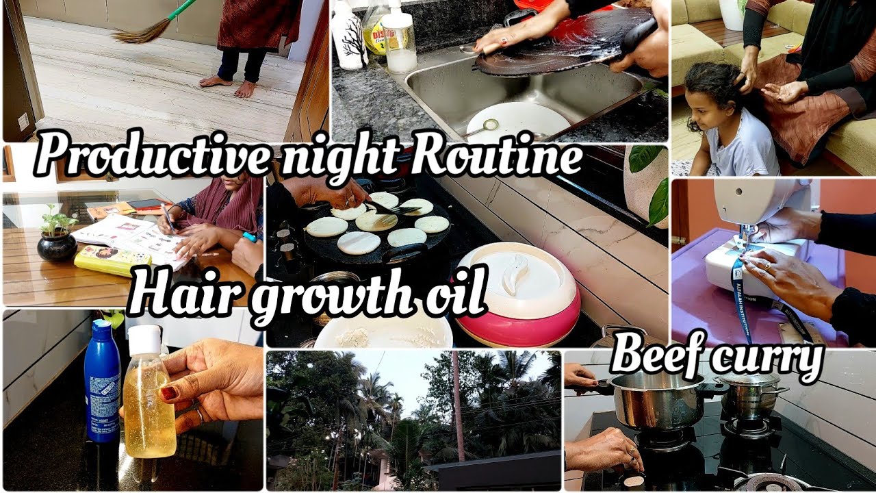 Daily Night Cleaning Routine To Keep The House Clean🏚️ കിടിലൻ ബീഫ് കറി😋 ...