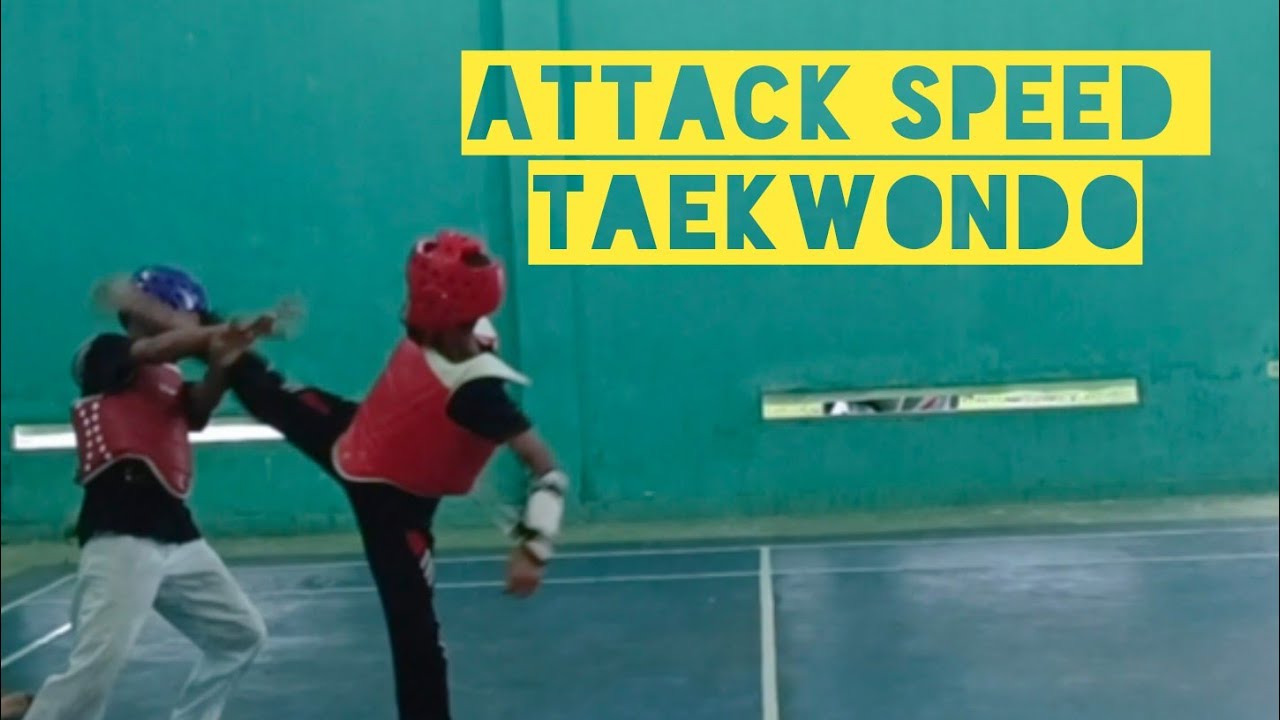 Taekwondo l attack l Kick l Sparring - YouTube