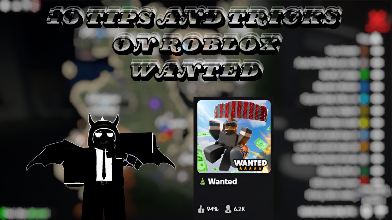 Top 10 tips you MUST follow to get better in Roblox Wanted - YouTube