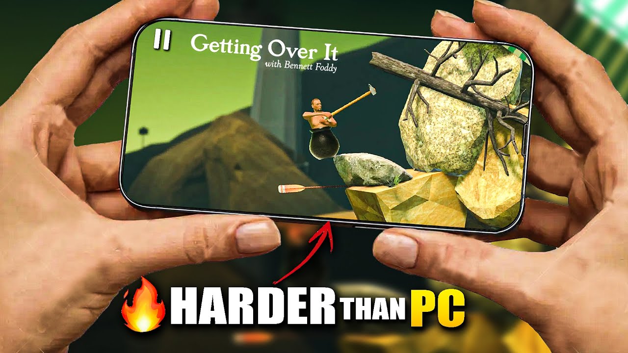 Can I Complete Getting Over It on Mobile? | Raging Moments | Getting ...