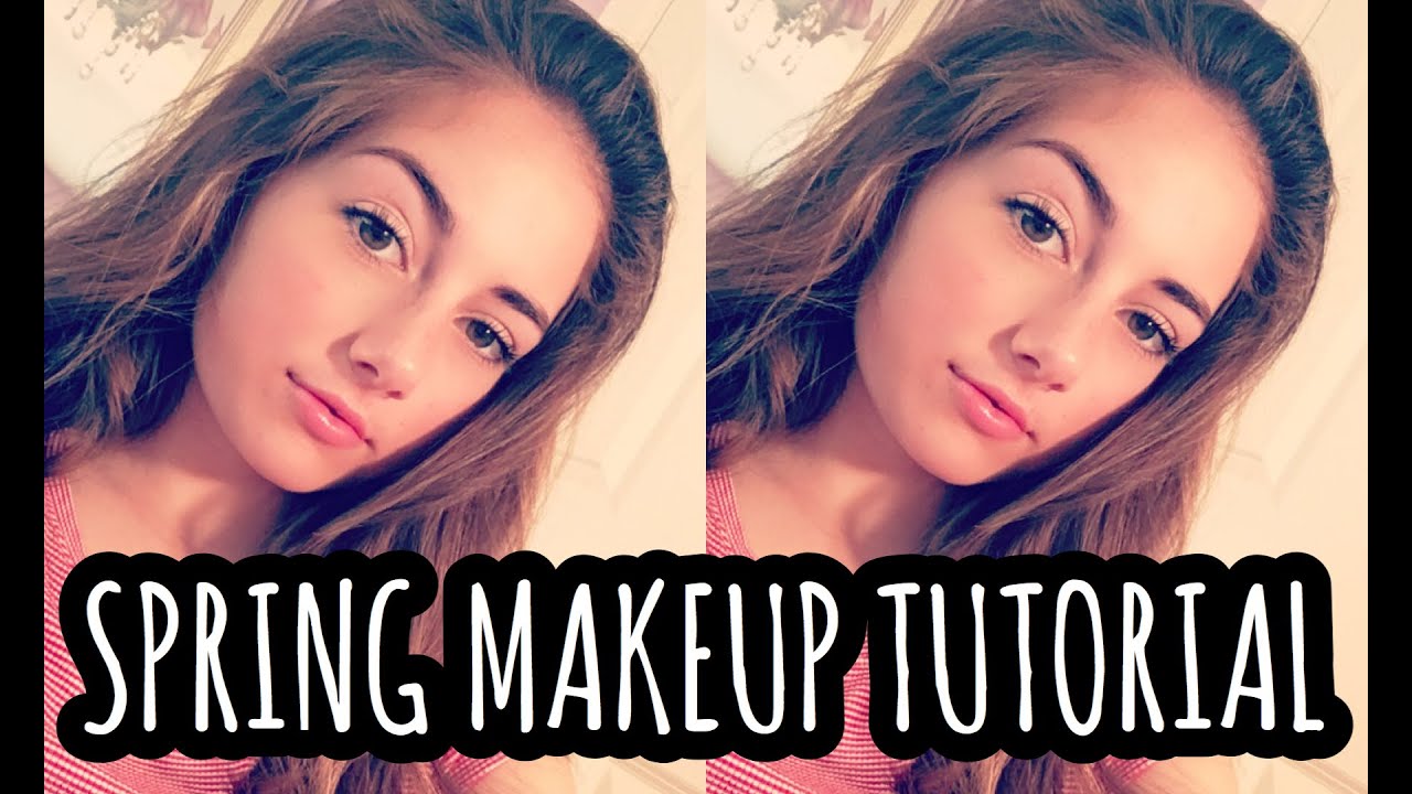SPRING MAKEUP TUTORIAL 2016 - YouTube