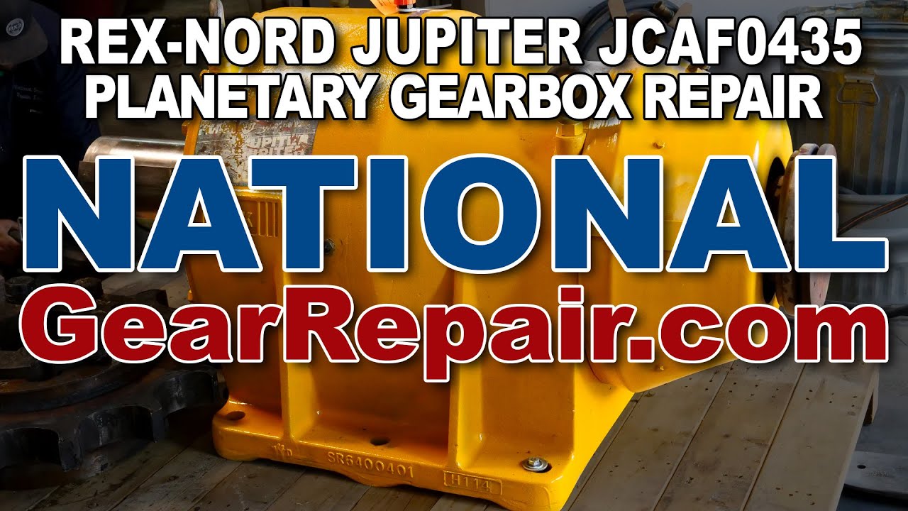 Rex Nord Jupiter JCAF0435 Gearbox Repair - YouTube