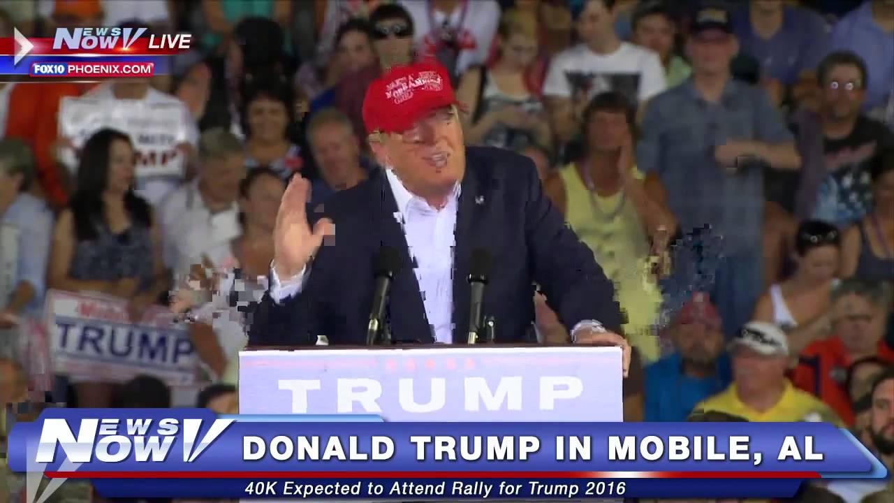 Donald Trump Full Speech In Mobile, Alabama - 8/21/2015 - YouTube