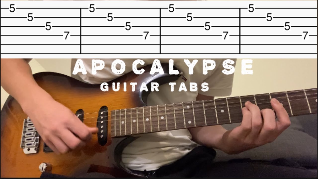 Apocalypse - Cigarettes After Sex + EASY Tabs - YouTube