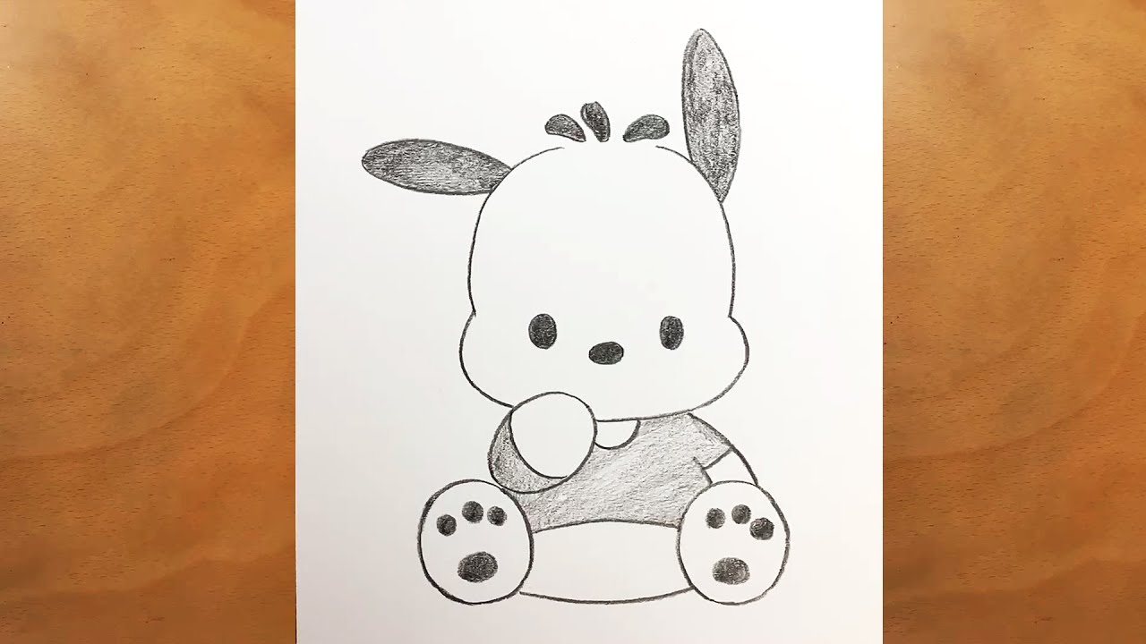 How to Draw Pochacco from Hello Kitty || Easy Drawing for Beginners ...