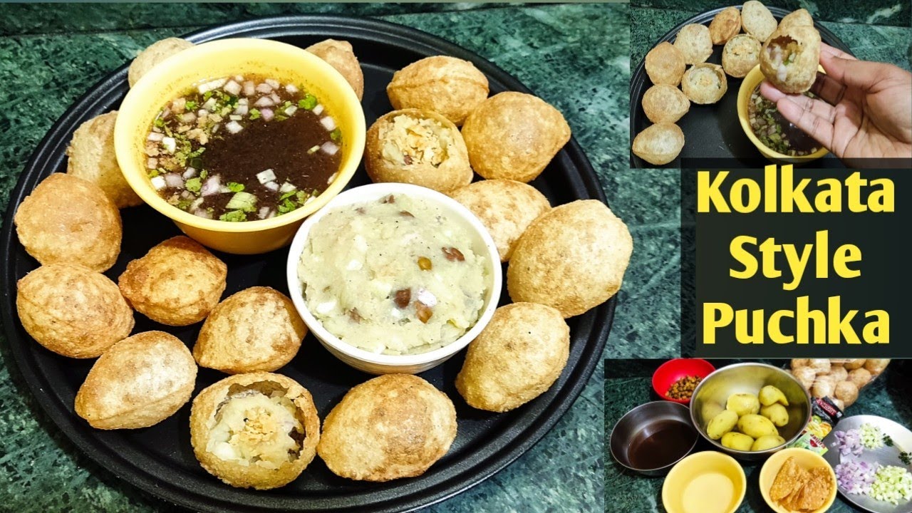 Puchka Recipe|Kolkata Style Puchka|Gupchup Recipe|Golgappa|Homemade ...