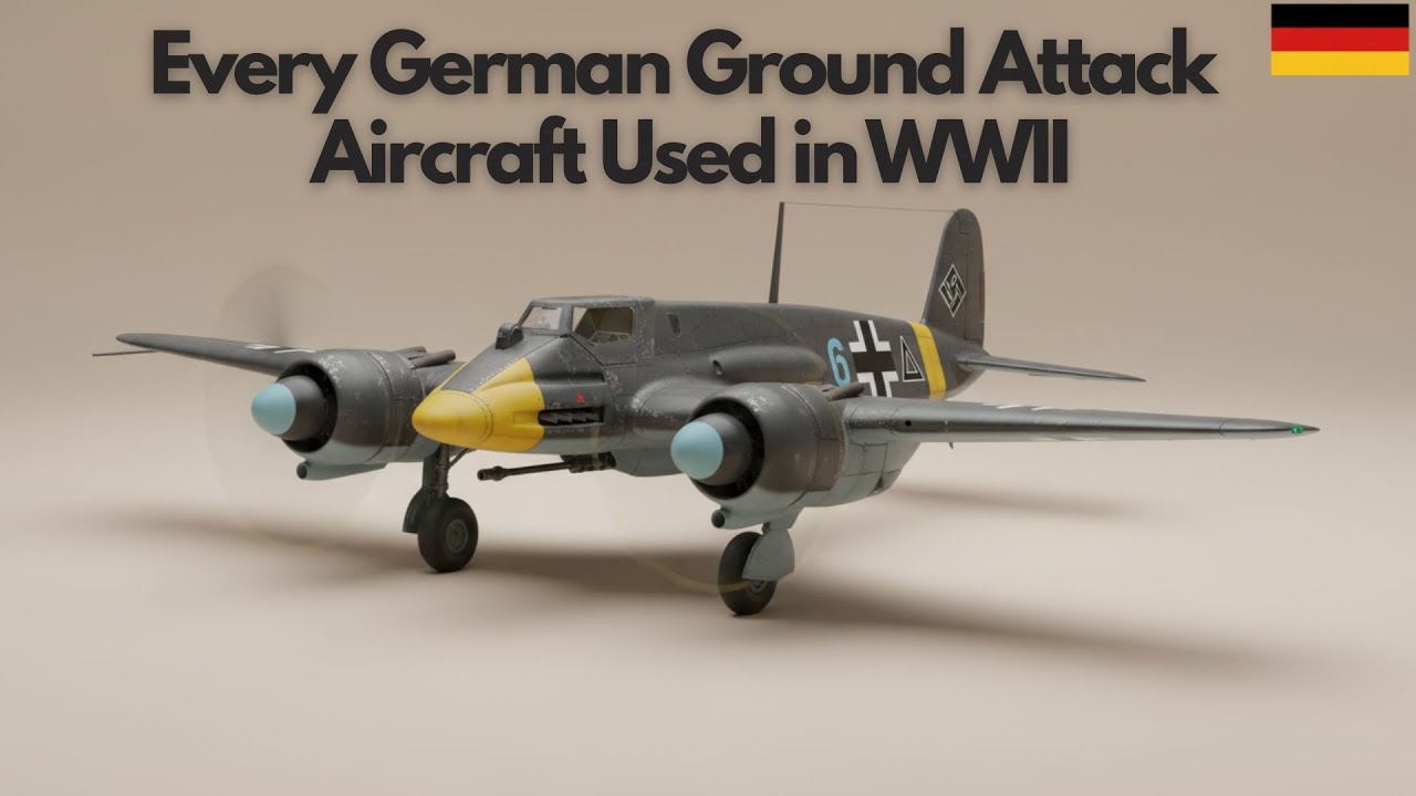 Every German Ground Attack Aircraft Used in WWII - YouTube