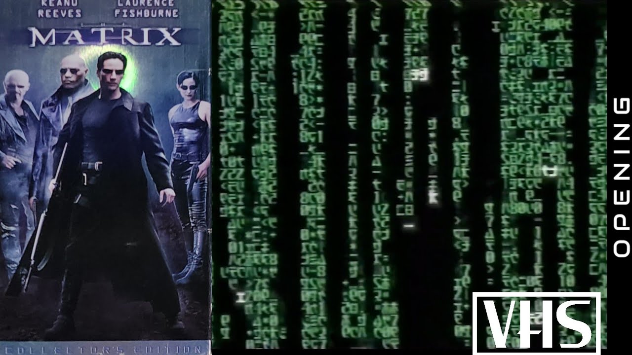 Opening to The Matrix (US, VHS 1999) - YouTube