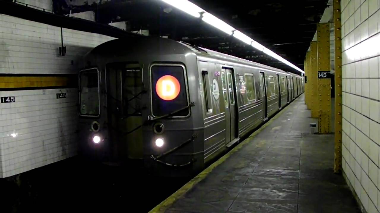 IND Bronx Bound R68A (D) train leaves 145th Street Station [HD] - YouTube