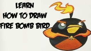 Angry Birds Space Fire Bomb Bird