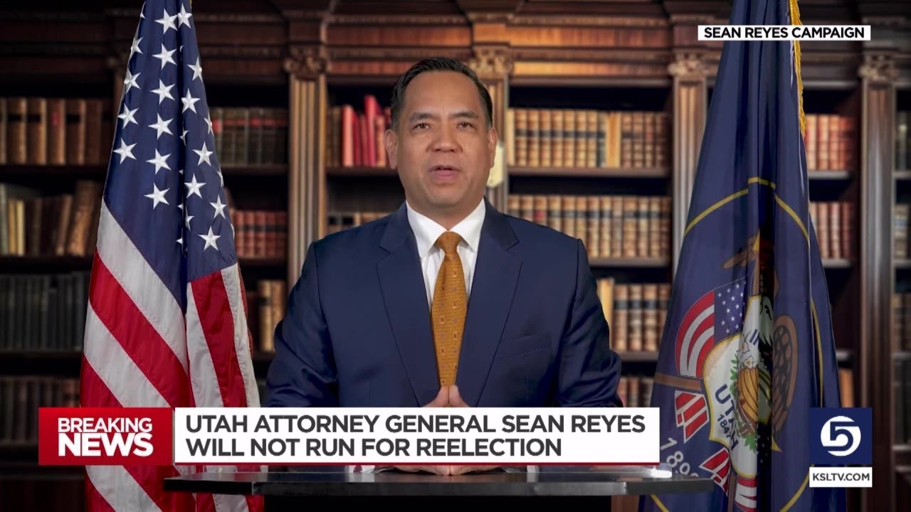 Utah AG Sean Reyes announces he will not run for reelection, says he ...