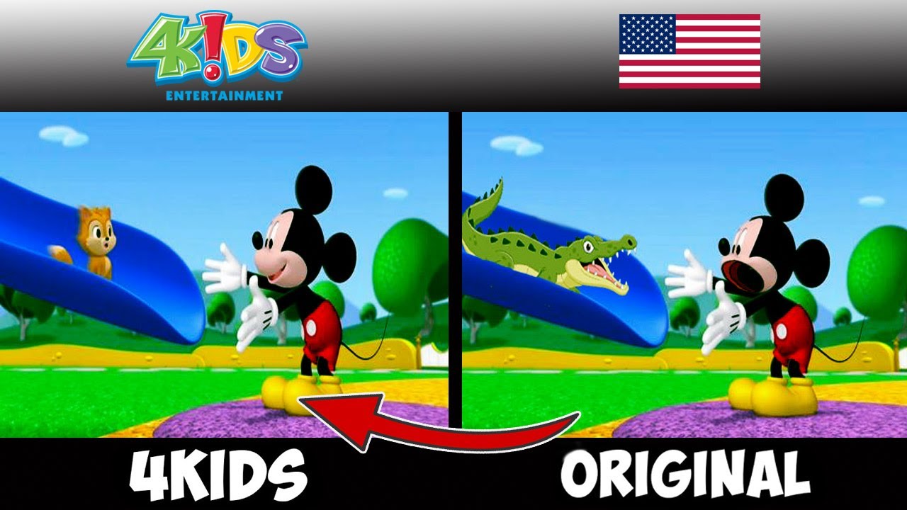 4kids Censorship in MICKEY MOUSE CLUBHOUSE Happy Times with Mickey ...