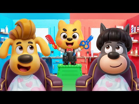 Hairdresser | Kids Pretend Play | Learn About Good Habits | Cartoon | Sheriff Labrador