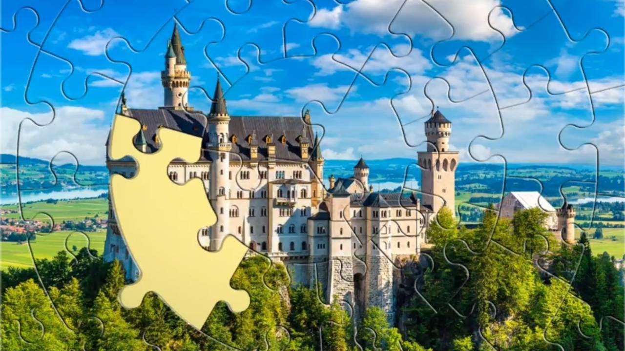 Neuschwanstein Castle, Germany - solving puzzles with Magic Jigsaw ...
