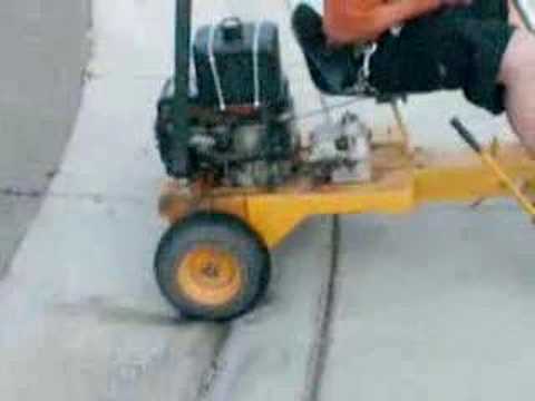 Forest Gump Mower Burnout - YouTube