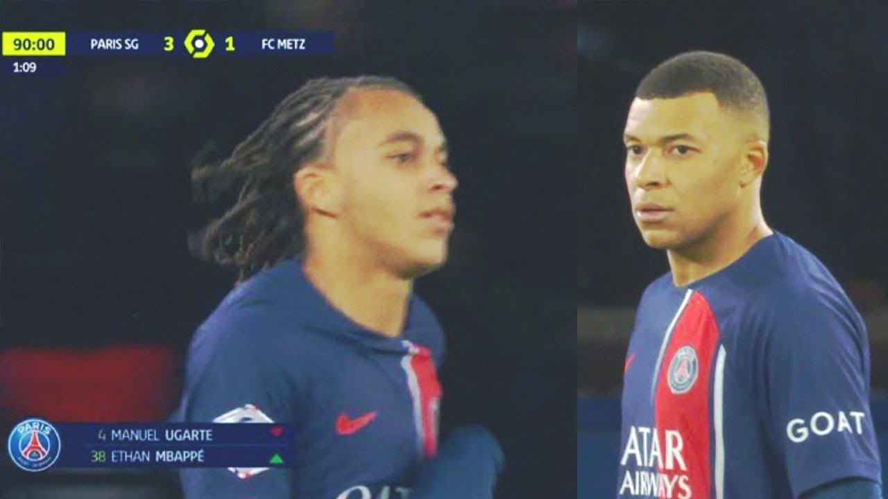 The Day When ETHAN and KYLIAN MBAPPE PLAY TOGETHER FOR PSG - Ethan ...