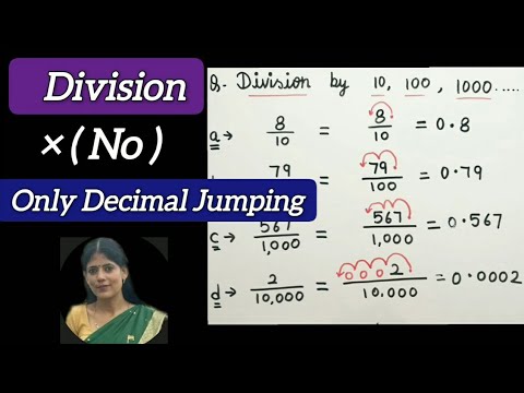 How to do division By 10, 100, and 1000 / division by 10 / 100 / 1000 ...