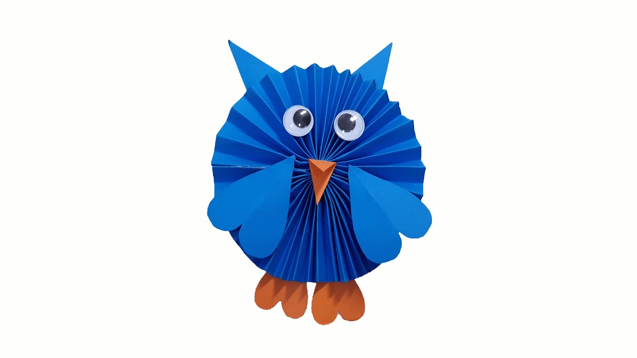 How to make a paper Owl Easy Origami DIY Crafts - YouTube