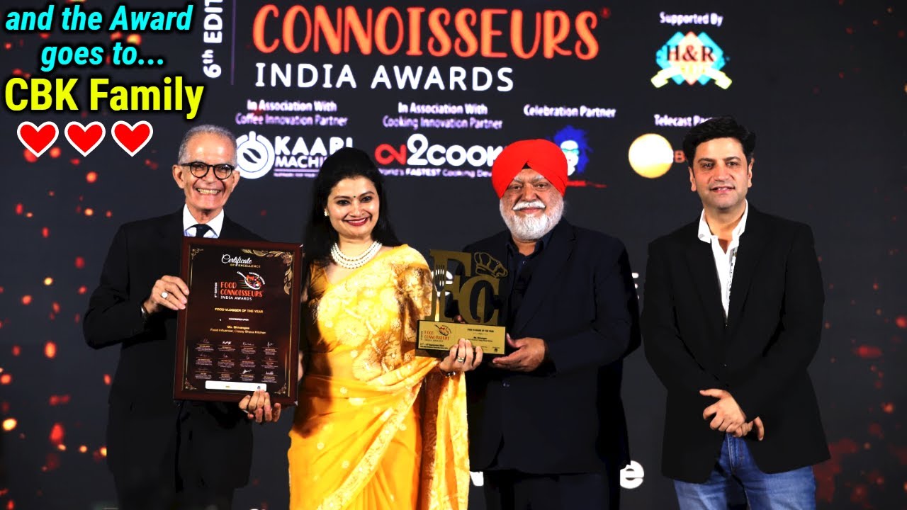 आप सबकी दुआओं से Classy Bhava Kitchen ने जीता Food Vlogger of the Year ...