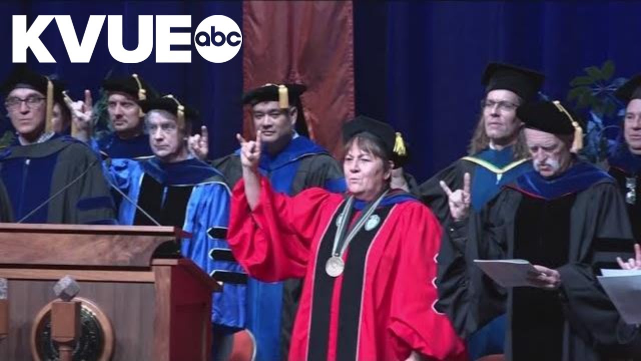Graduation ceremonies underway at UT - YouTube