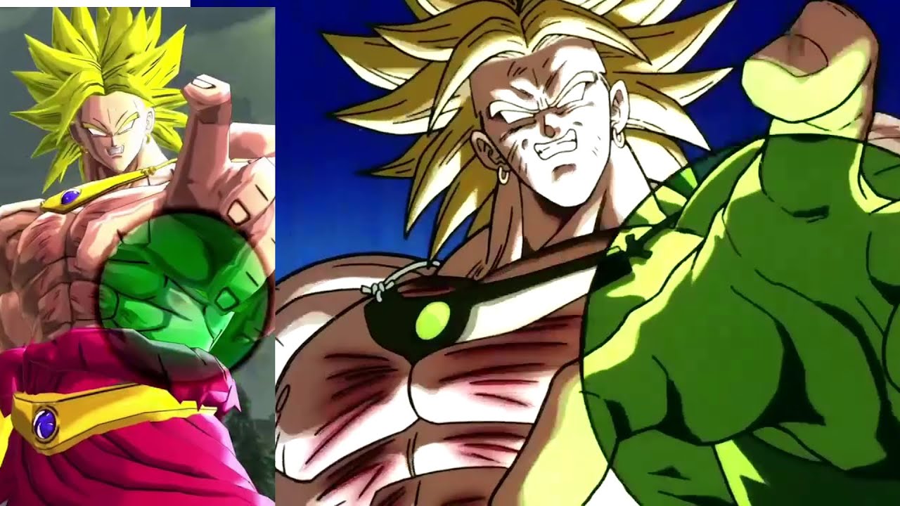 ( Side By Side ) LF Super Saiyan Broly! References! in Dragon Ball ...