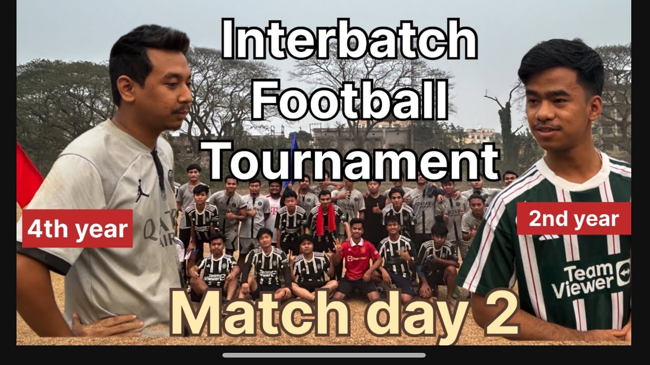 Interbatch football tournament match day 2 // football tournament in Agmc and gbp hospital # ...