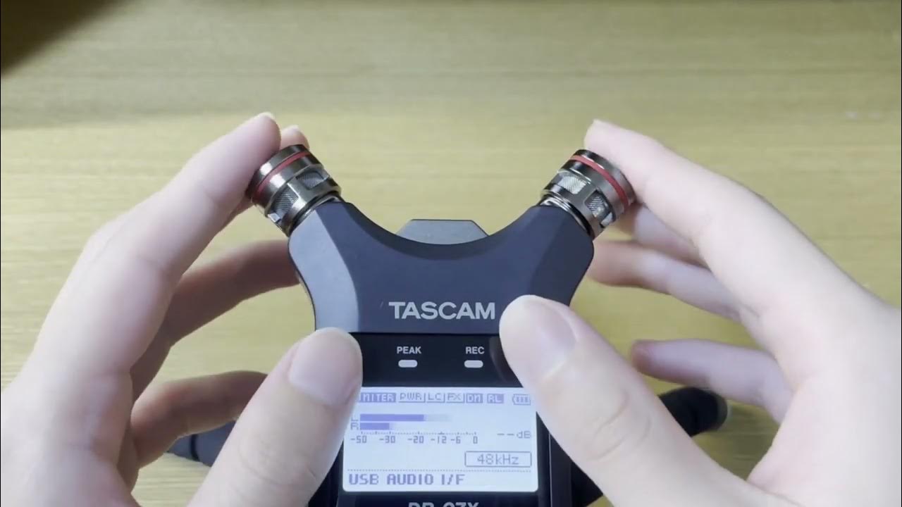 「ASMR」Tascam only MIC Tapping ＆ Scratching / No Talking - YouTube