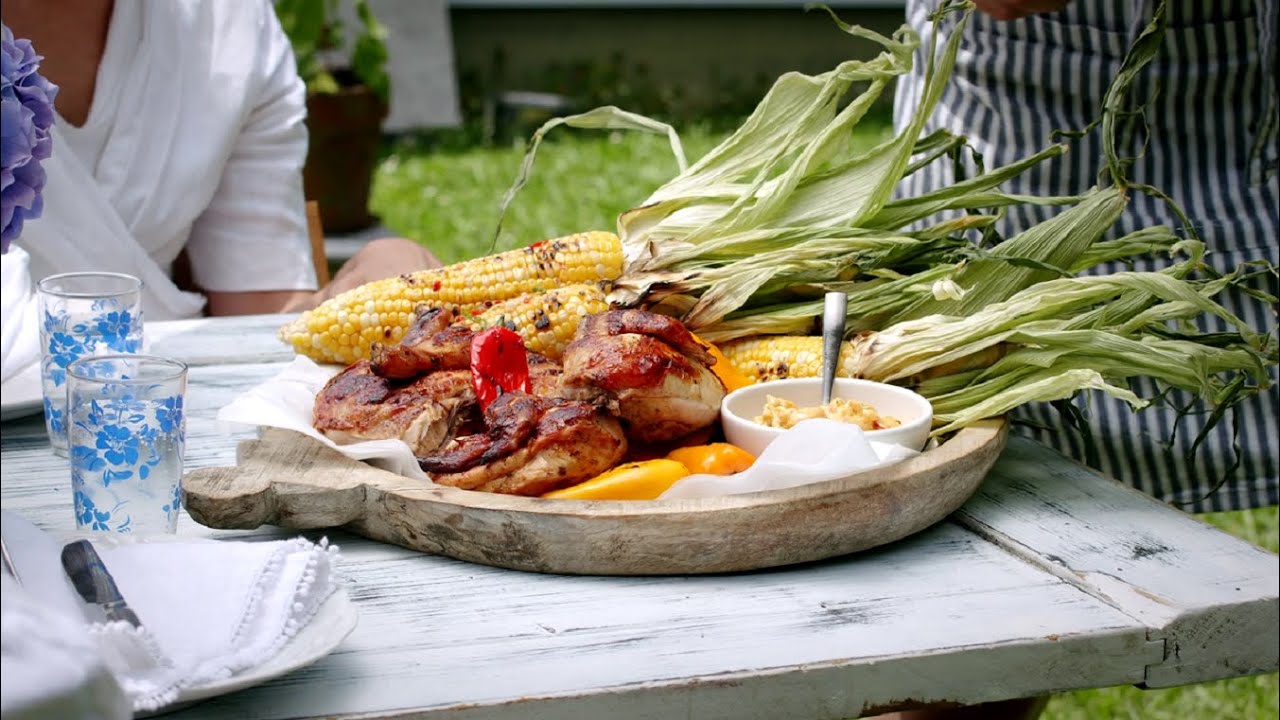 BBQ Corn & Peri Peri Chicken - YouTube