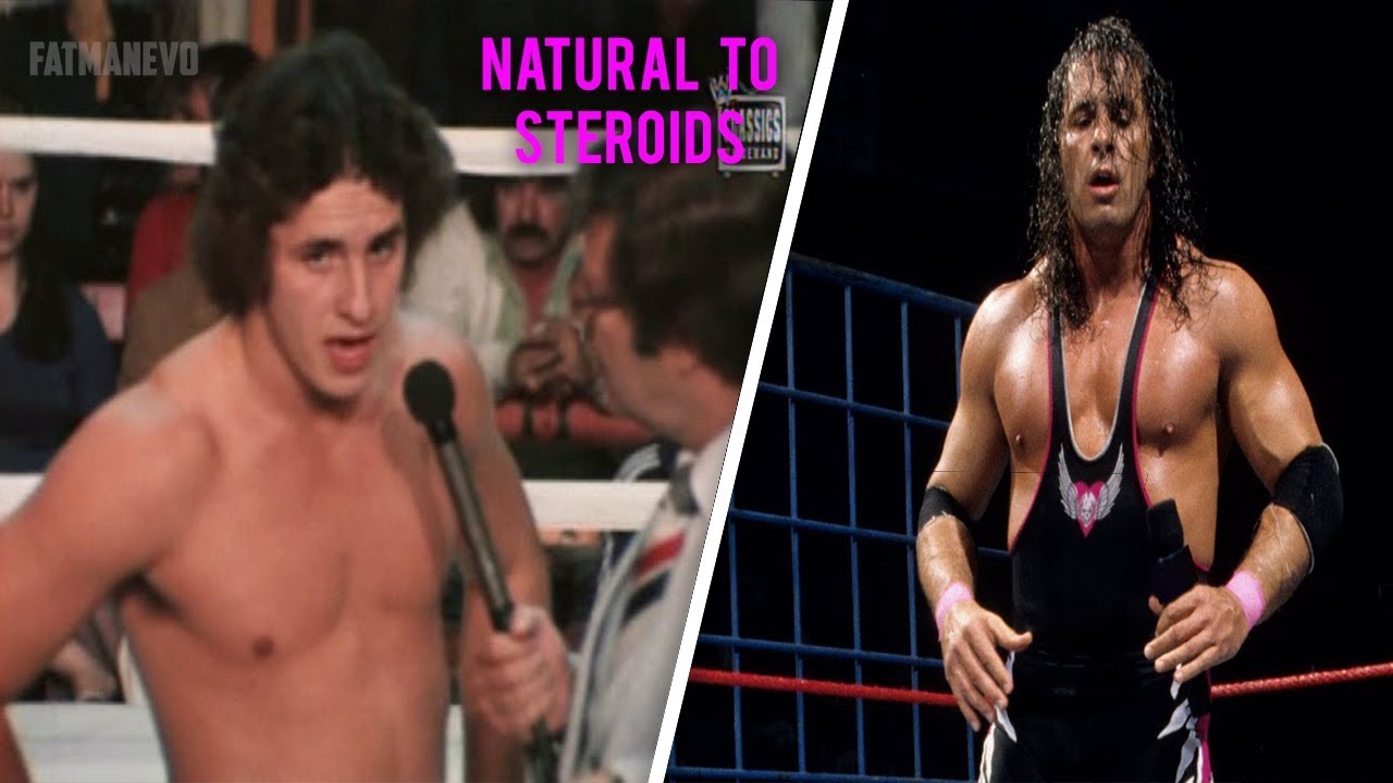 Bret Hart Steroid Transformation - WWF And WCW. Bret Hart ...
