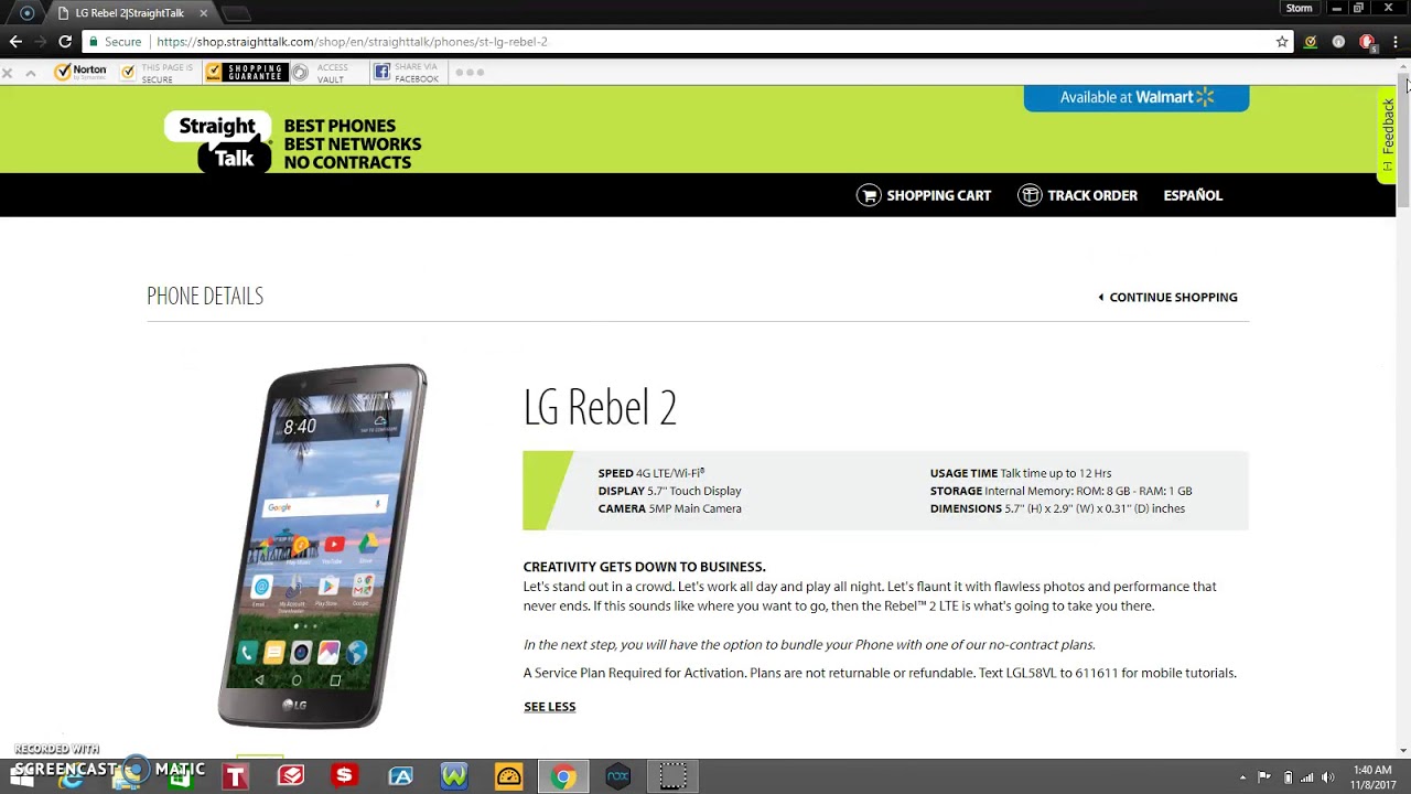 LG REBEL™ 2 | Straight Talk - YouTube