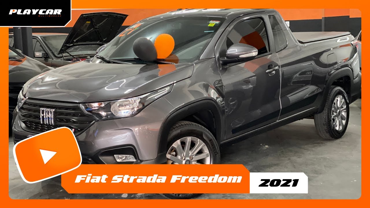 Fiat Strada Freedom 2021 completa 1.3 - YouTube