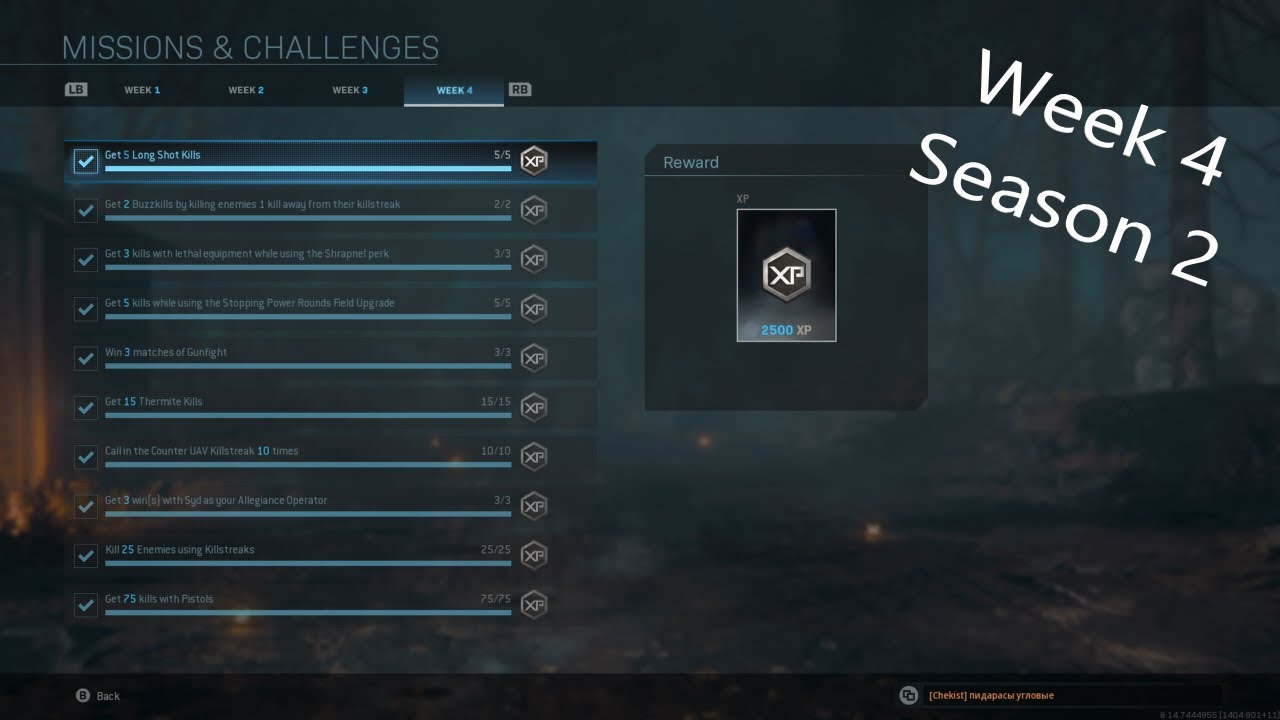 Modern Warfare SEASON 2: WEEK 4 Challenge Guide - YouTube