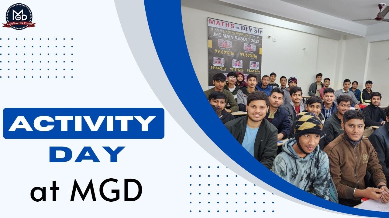 Activity Day at MGD || MathsGuruDEV Classes - YouTube