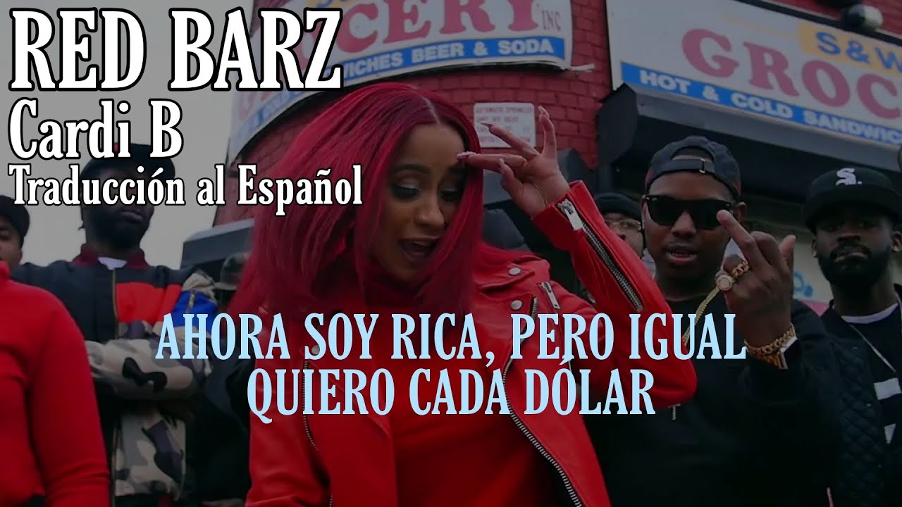 RED BARZ // Cardi B | Traducción al Español - YouTube