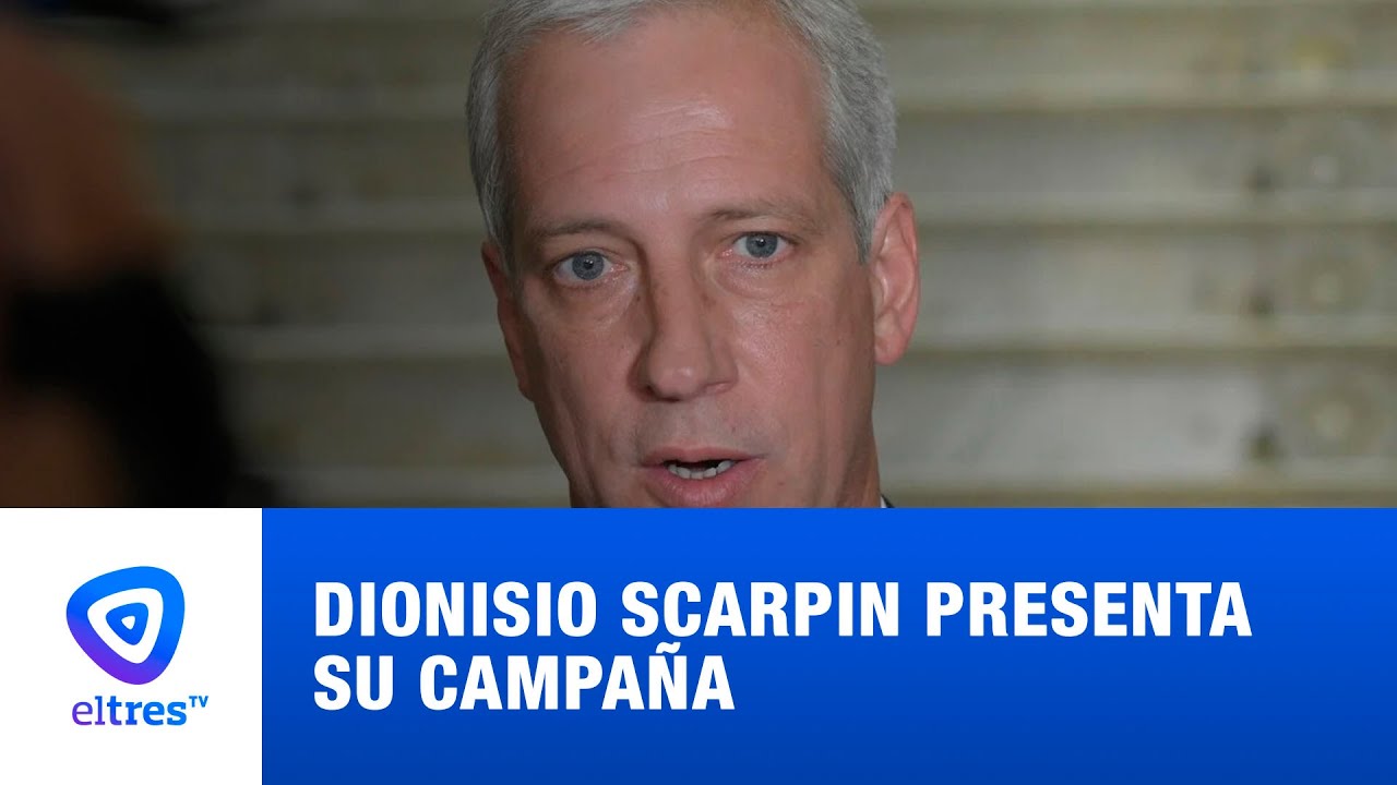 Dionisio Scarpin presenta su campaña - YouTube