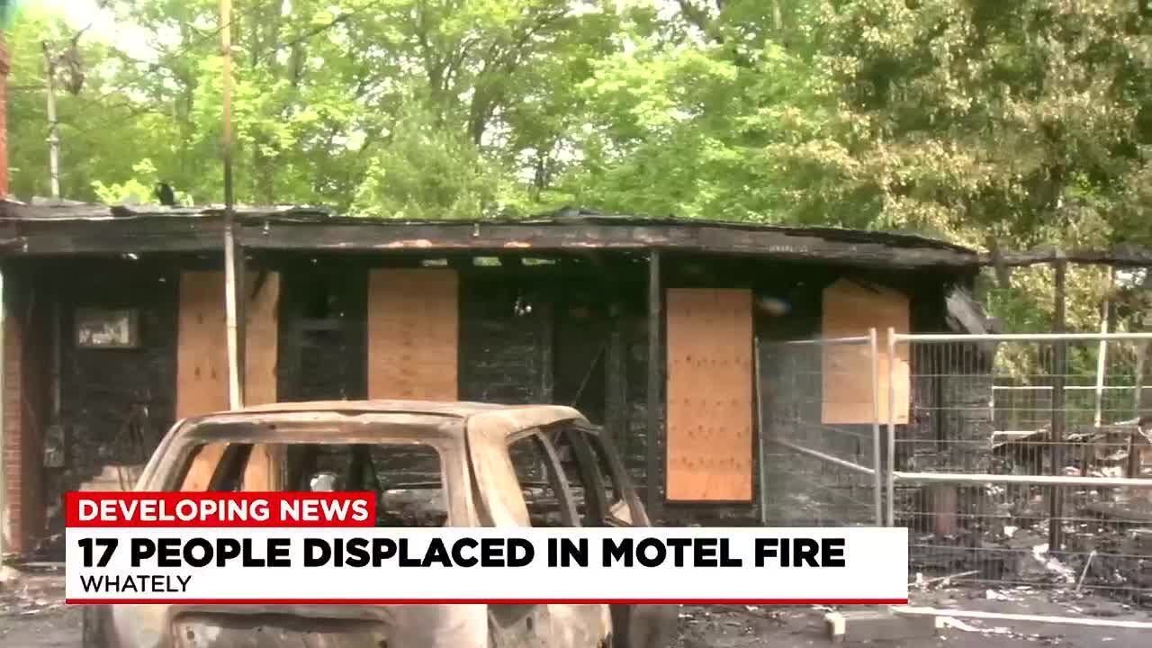 17 people displaced, following fire at Rainbow Motel in Whately - YouTube