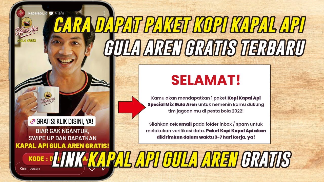 Promo Kopi Kapal Api Gula Aren Gratis Terbaru Desember 2022 | Link ...