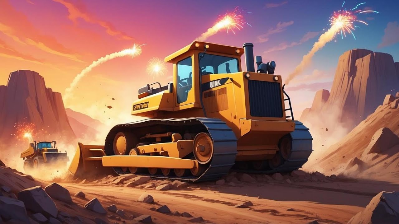 🚜 Big Strong Bulldozer Song | Construction Truck Song for Kids ...