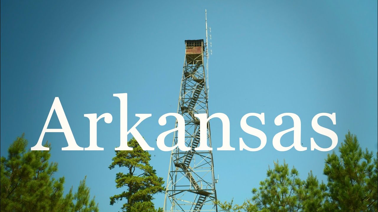 Alpine Abandoned Fire Tower | Arkansas | Drone - YouTube