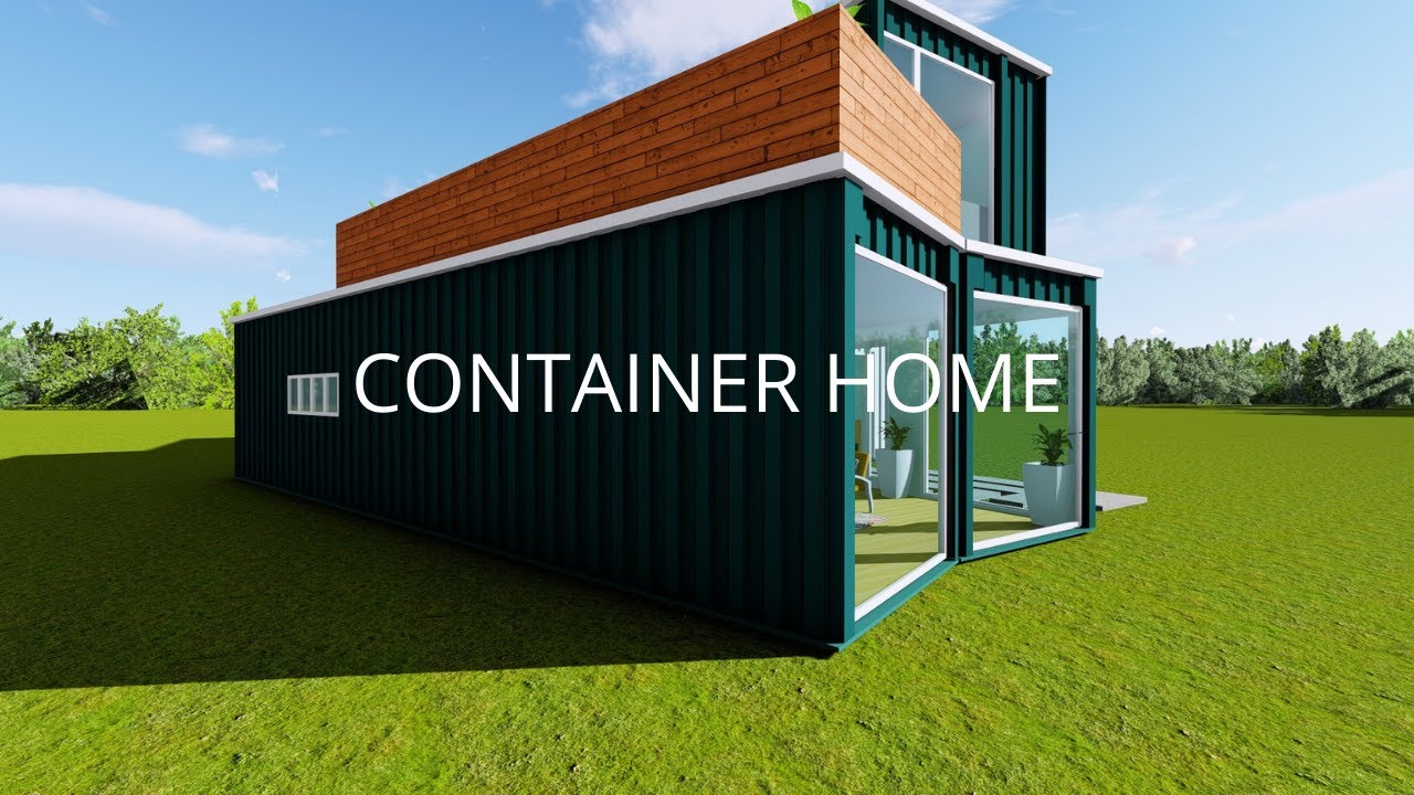 Massive 6 unit Shipping Container Home Design - 5 Bedrooms - YouTube