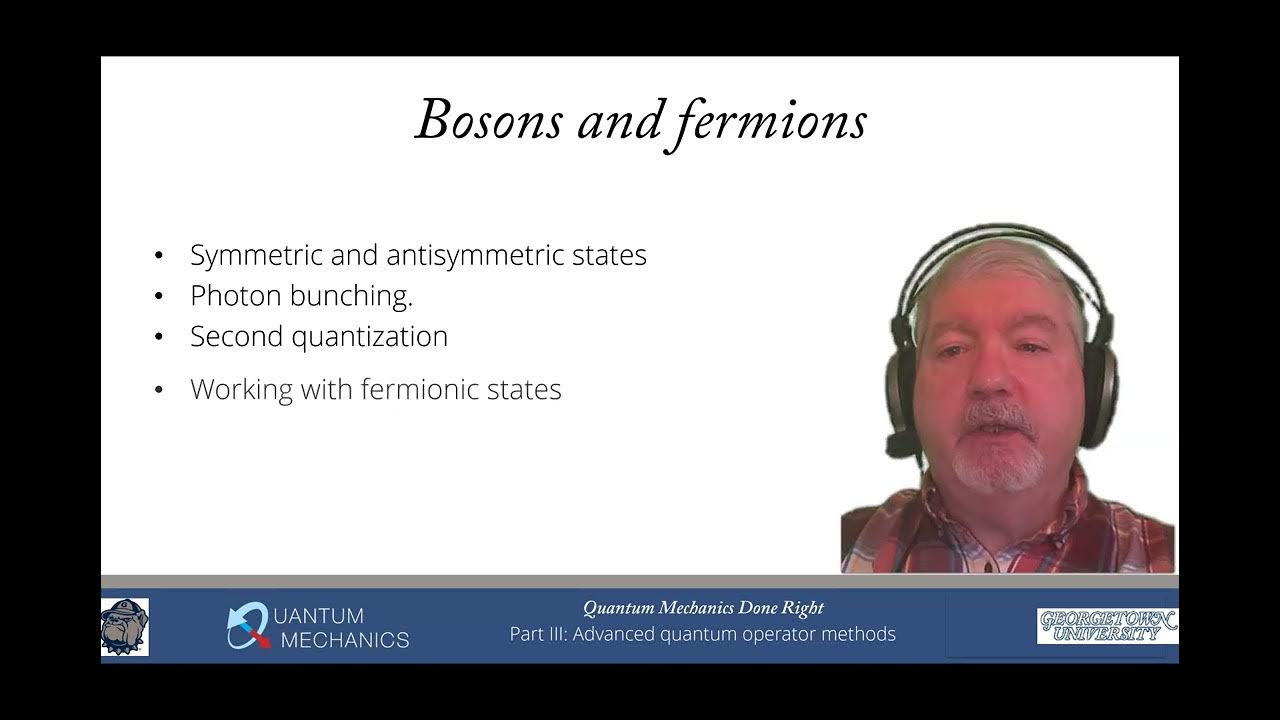 Part III: Advanced quantum operator methods (Quantum Mechanics Done ...