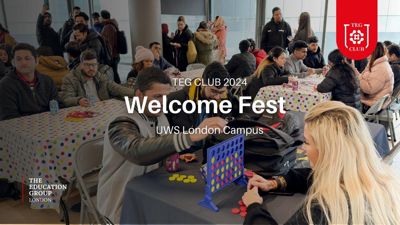 Welcome Fest with UWS Student Union | TEG London - YouTube
