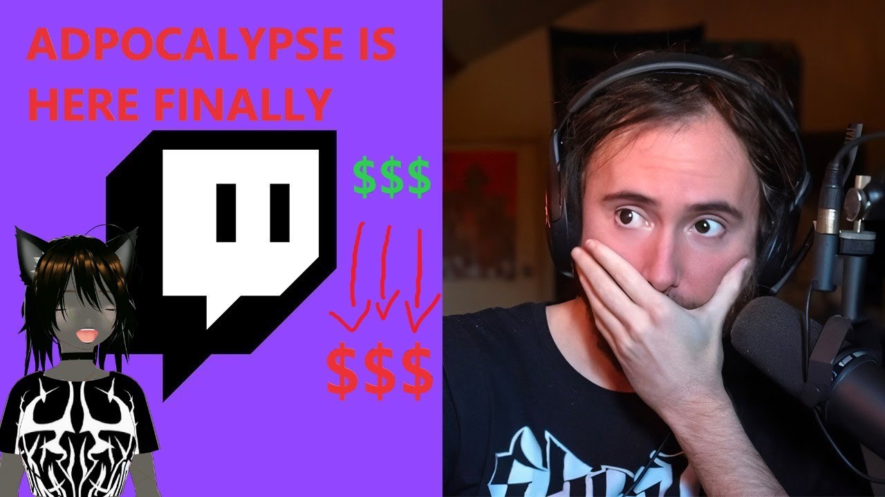 Twitch Adpocalypse Has Begun and Im glad || Asmongold TV - YouTube