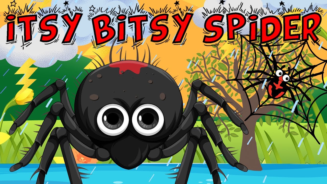 Itsy Bitsy Spider 🕷️🕸️|incy wincy spider Nursery Rhymes 🎵|preschool ...