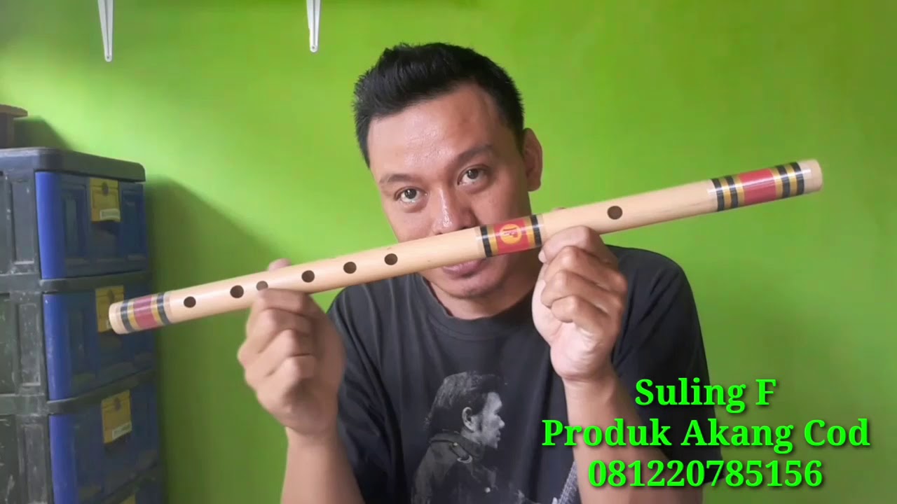 Suling bambu Nada F pesanan Mas Hardi mataram Nusa tenggara barat - YouTube