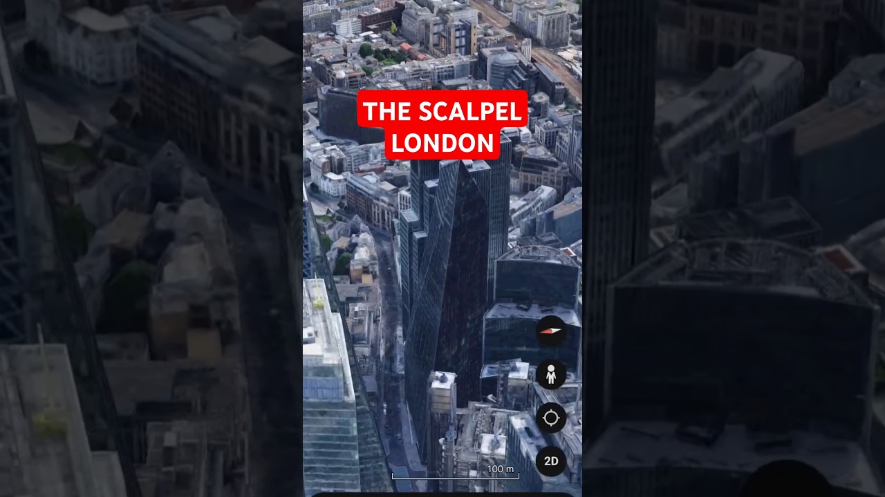 The Scalpel, London #3dmap #googleearth - YouTube